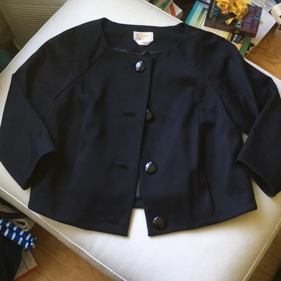 Talbots | Jackets & Coats | Talbots Button Up Petite Swing Coat | Poshmark